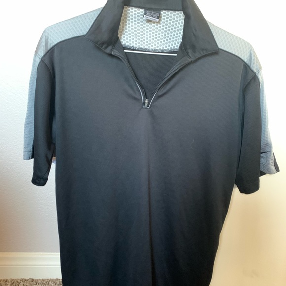 Nike | Shirts | Nike Sphere React Black Polo | Poshmark